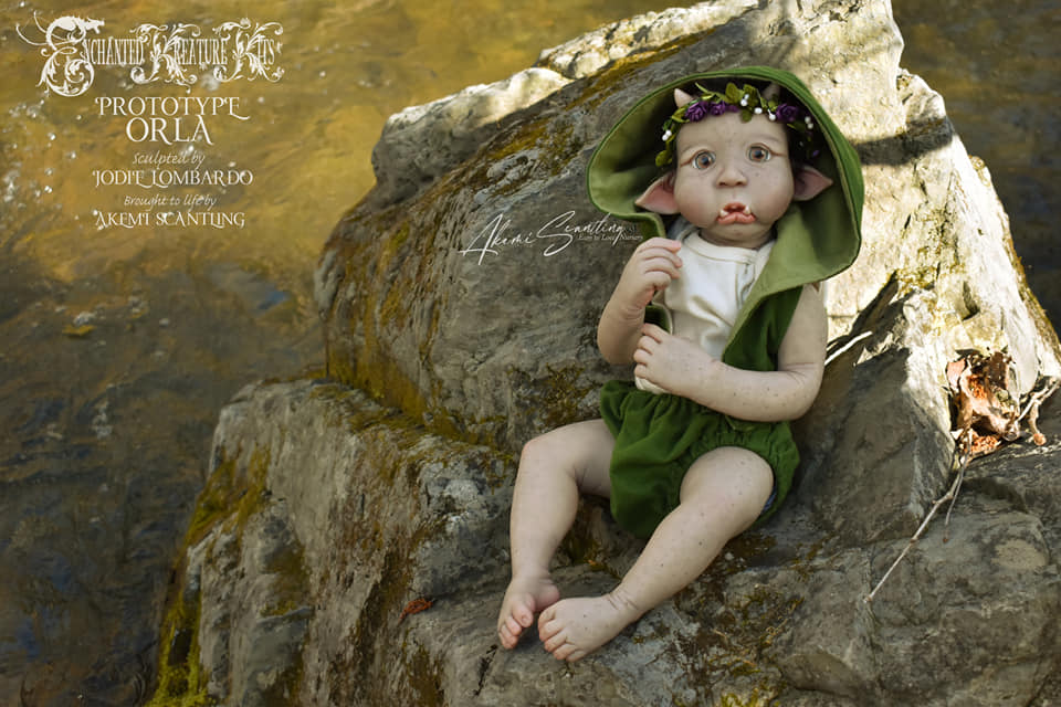 Orla the Baby Ogre Blank doll kit – Enchanted Kreature Kits